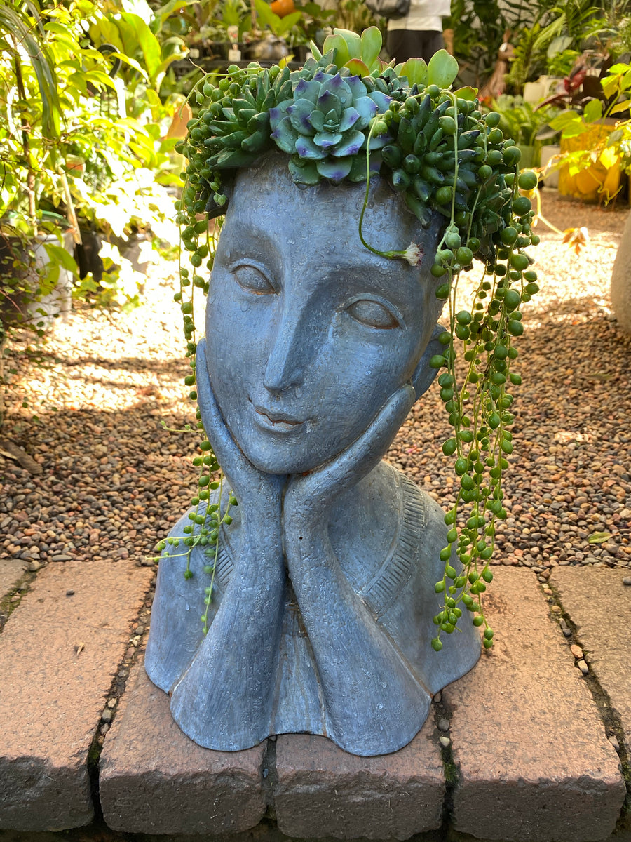 Head Planter Girl Leaning Right – Mother Earth Nursery