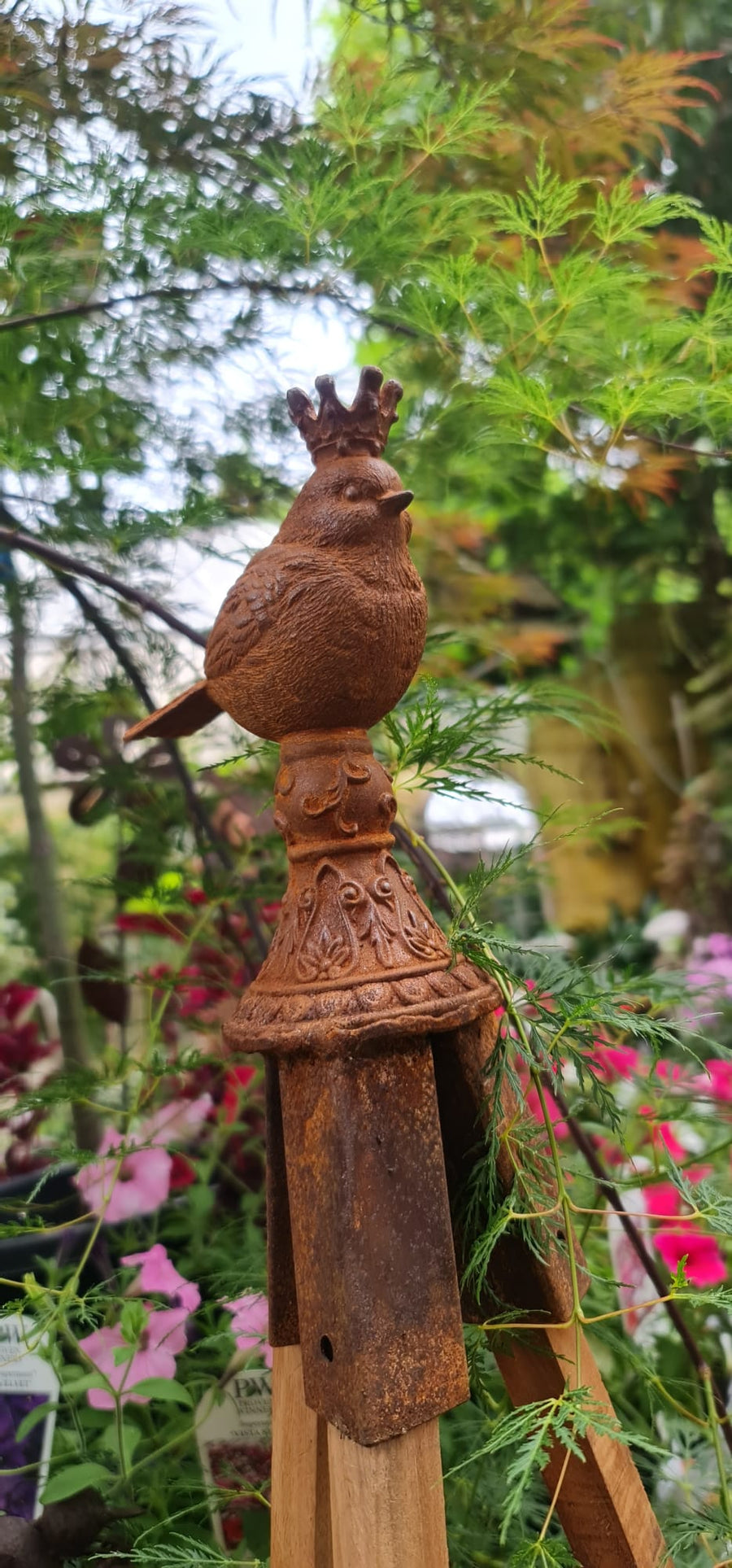 Royal Birds - Cast Iron Garden Stake Toppers – Mother Earth Nursery